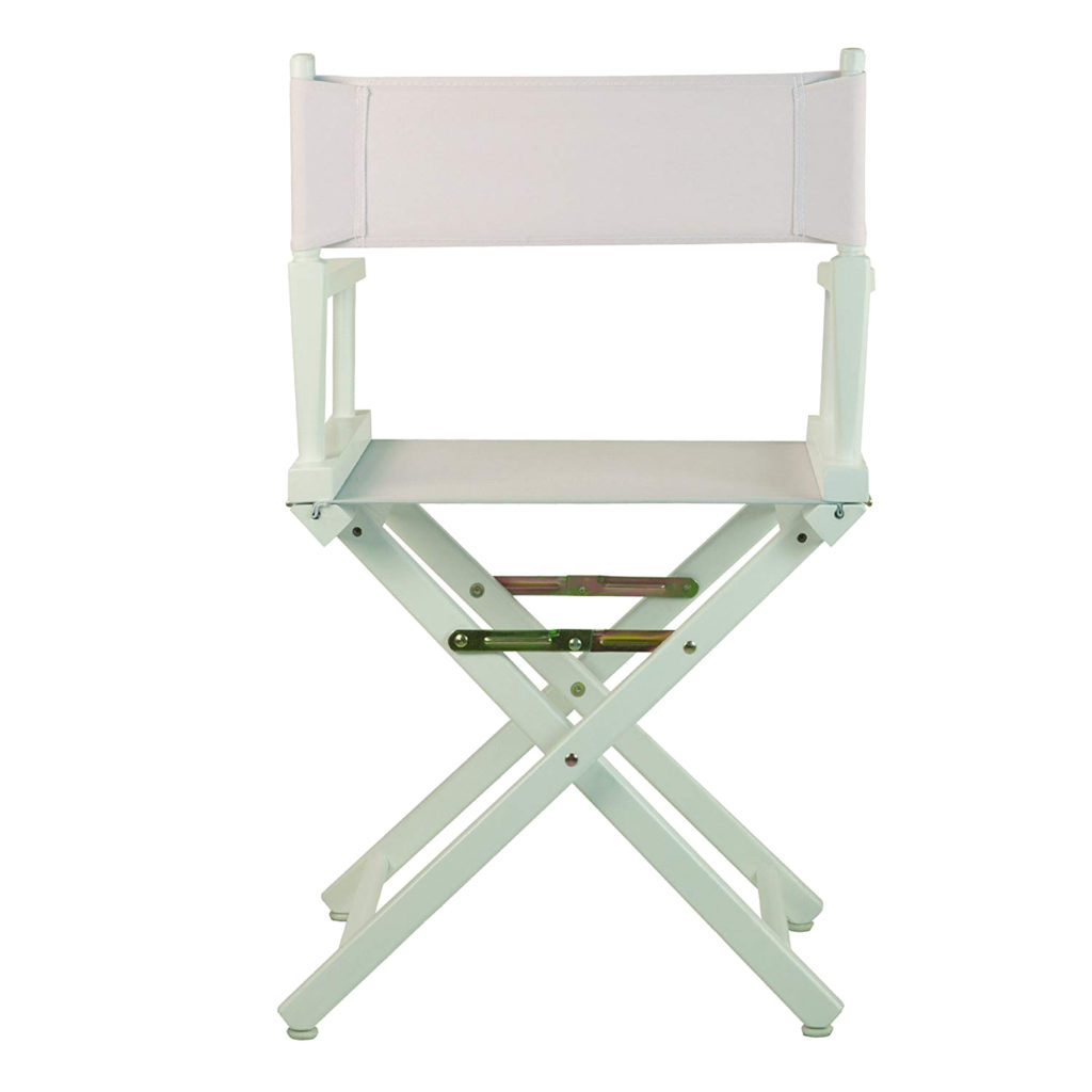 Director's Chair - White Canvas - DESIGNER8*