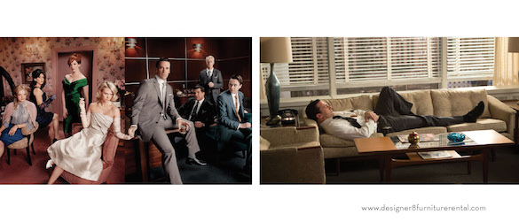Midcentury modern design for your weddings and parties by designer8*